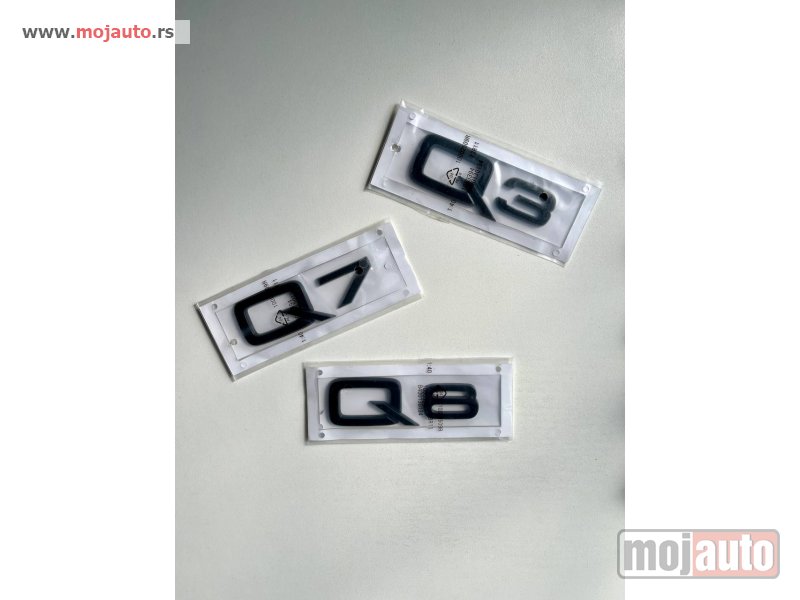 Crne oznake gepek vrata za Audi NOVO