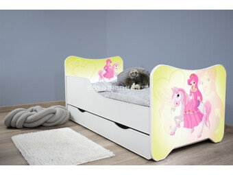 Dečiji krevet 160x80 cm happy kitty+fioka PONY ( 7454 )