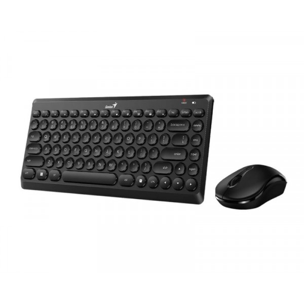 Genius LuxeMate Q8000 Wireless USB US crna tastatura + miš