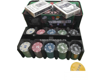 Set čipova za texas holdem poker - čipovi za poker