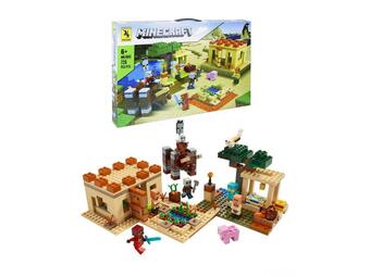 Minecraft lego- minecraft selo od 726 delova
