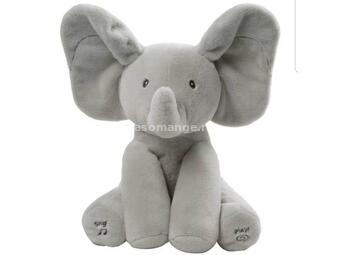 Slon flappy - Interaktivna plisana igracka slon