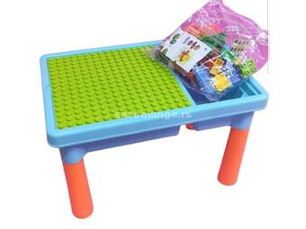 Kreativni sto za decu sa kockicama - Kreativni sto