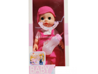 Baby doll multifukcionalni lutka beba roze