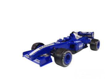 Formula F1 metalna trkačka plavi