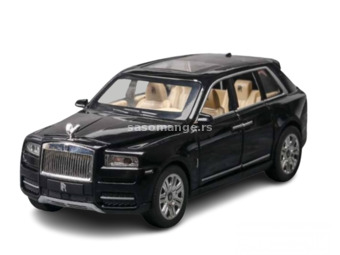 Rolls royce cullinan crni metalni autić