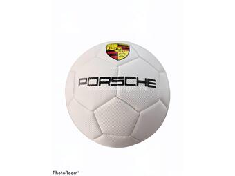 Bela kožna fudbalska lopta porsche