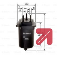 Filter za gorivo BOSCH F 026 402 091 - RENAULT MEGANE 2 1.5 dci