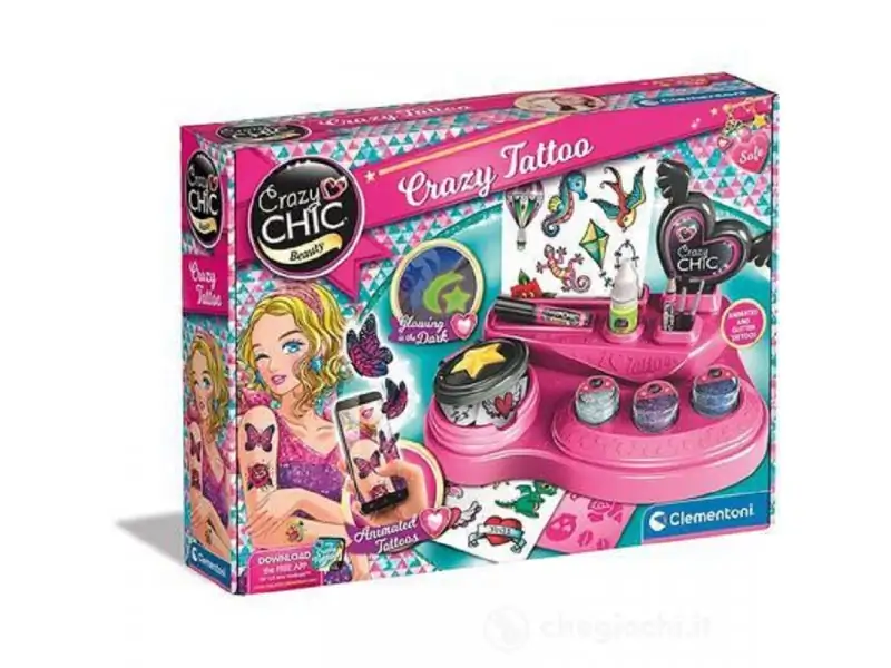 CLEMENTONI CRAZY CHIC CRAZY TATOO SET (CL18733)