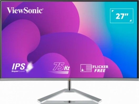 Monitor 27 ViewSonic VX2776-SMH 1920x1080/Full HD/4ms/IPS/75Hz/VGA/2xHDMI/Frameless/zvučnici