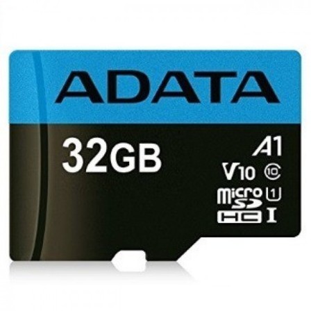 MICRO SD CARD 32GB ADATA + SD ADAPTER AUSDH32GUICL10A1-RA1/ CLASS 10-EXT