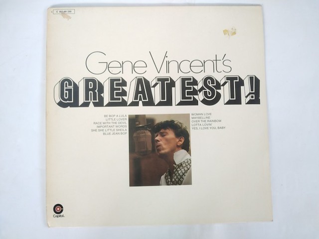 Gene Vincent - Greatest! On Capitol German press