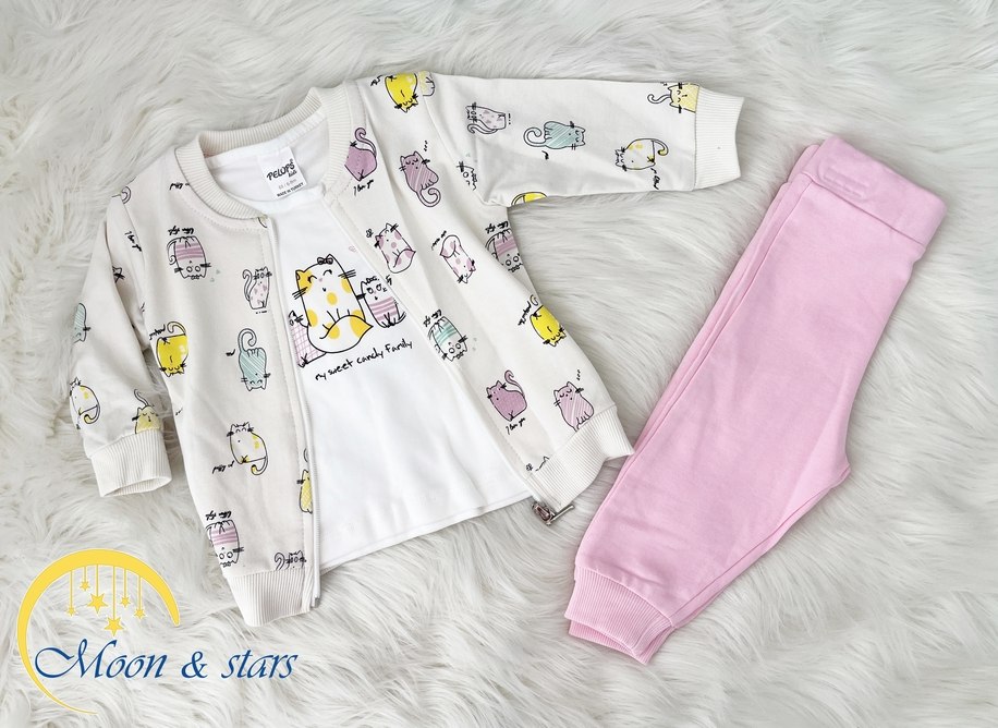 Kompletići za bebe 078, MOON & STARS