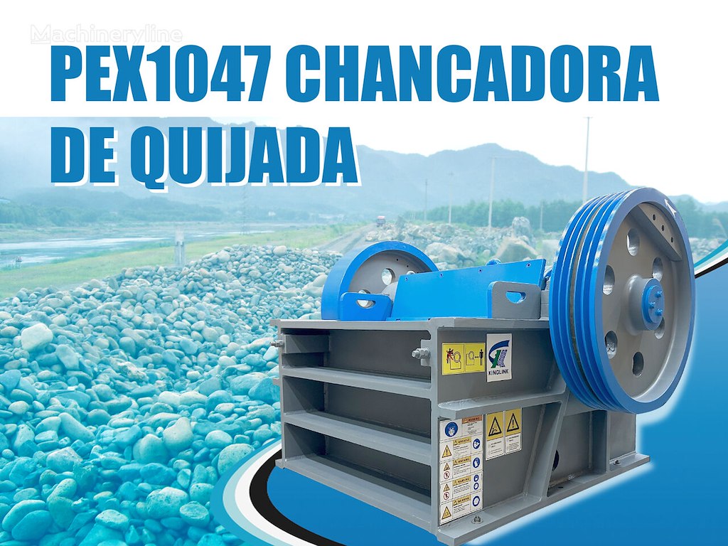 Nova Kinglink PEX1047 CHANCADORA DE QUIJADA | TRITURADORA DE PIEDRA čeljusna drobilica