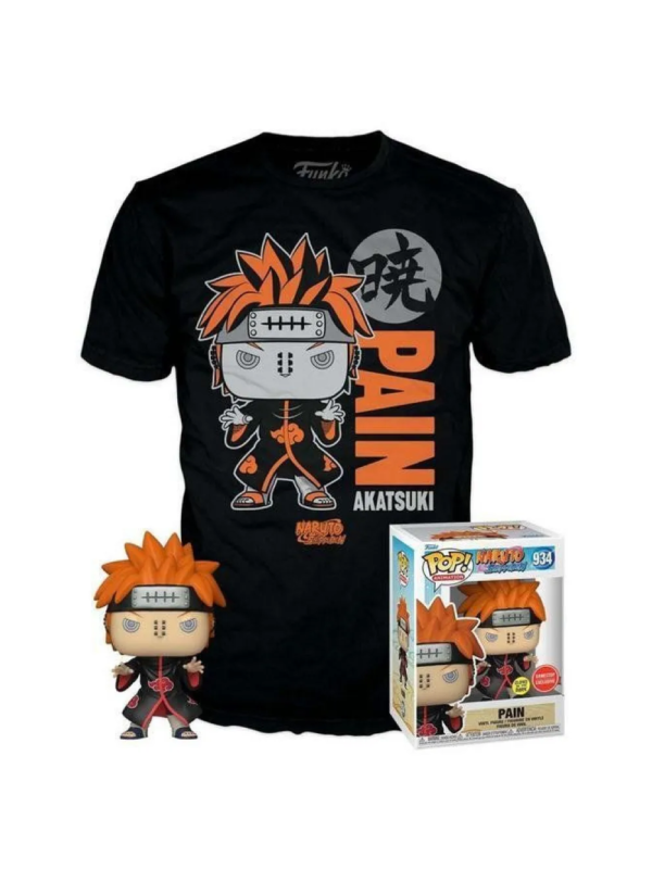 POP-SET Bobble-(+majica)-Naruto Shippuden-Tee-Pain-GLOWS IN THE DARK