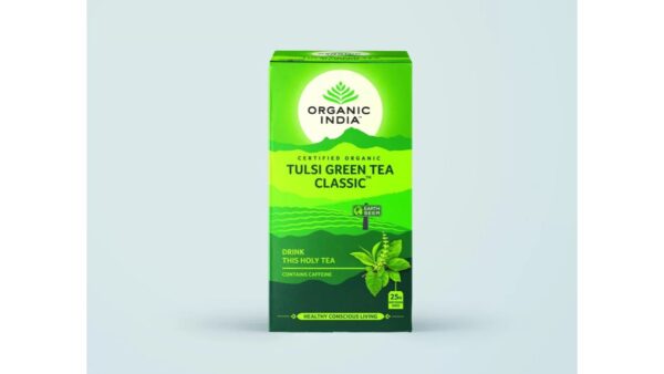 Organic India Čaj – Tulsi Green Tea Classic