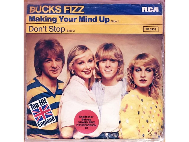 SP BUCKS FIZZ - Making Your Mind Up (1981) Germany, NM