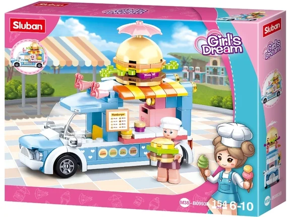 Sluban Kocke vozilo za hranu 154kom
