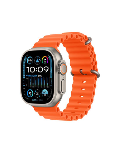 Watch Ultra 2 49mm Titanium (Orange Ocean Band)