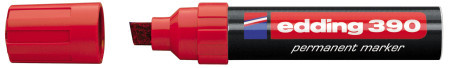Edding marker permanent 390 4-12mm, deblji, kosi vrh crvena ( 08M390D )