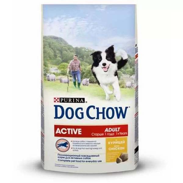 DOG CHOW hrana za pse Active piletina i pirinač za sve rase 14kg