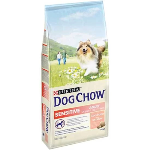 DOG CHOW hrana za pse Sensitive losos za sve rase 14kg
