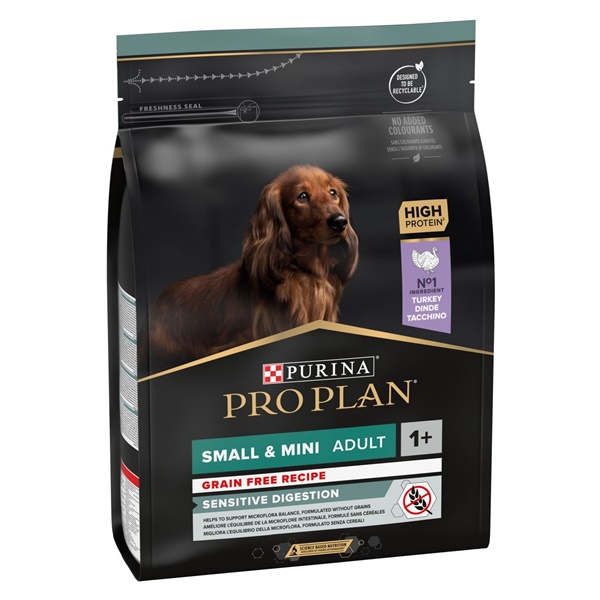 Pro Plan Dog Small&Mini Adult Digestion Ćuretina GRAIN FREE