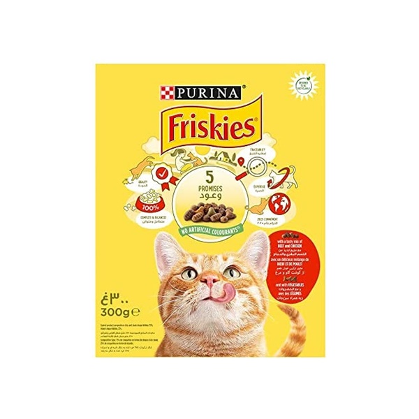 FRISKIES Briketi za mačke Adult Govedina, Piletina i Povrće