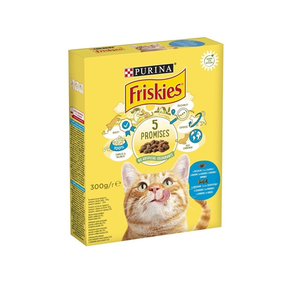 FRISKIES Briketi za mačke Adult Losos i Povrće