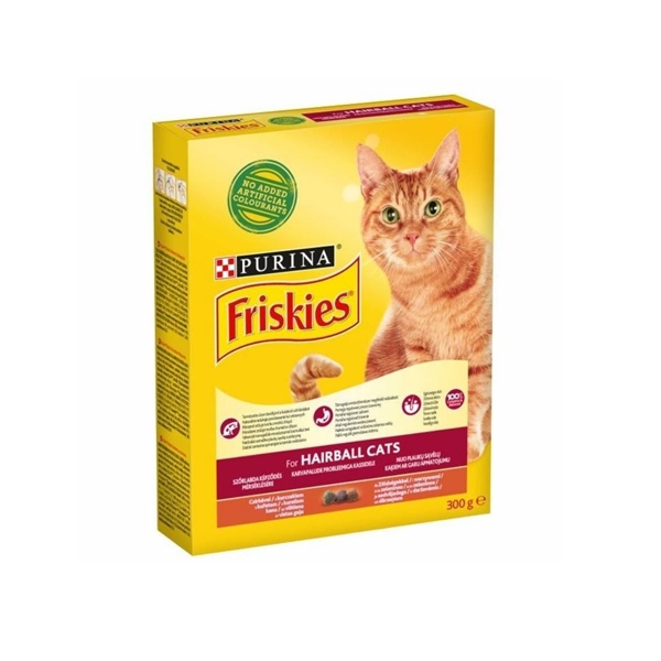 FRISKIES Briketi za mačke Hairball Piletina i Povrće