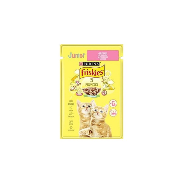 FRISKIES Kesica za mačiće JUNIOR Piletina u sosu 85g