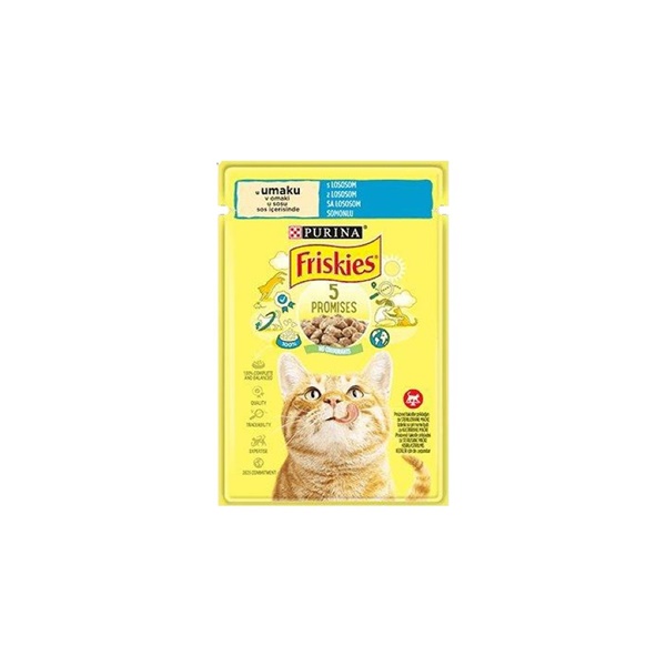 FRISKIES Kesica za mačke Adult Losos u sosu 85g