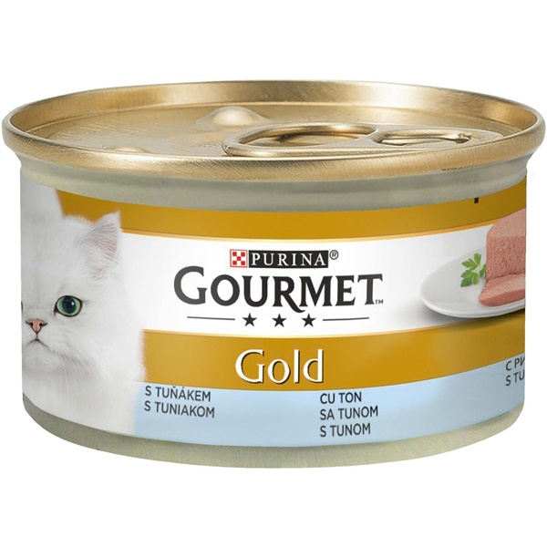 GOURMET Gold Konzerva za mačke Tuna mousse 85g