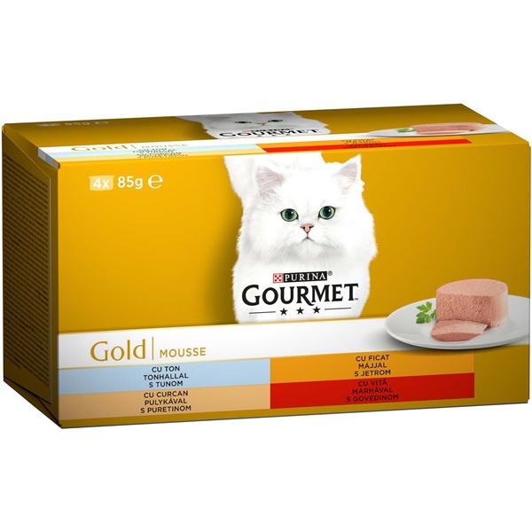 GOURMET Gold Multipack za mačke mousse 4x85g