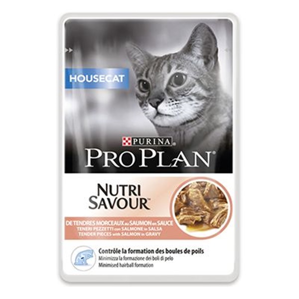 Pro Plan Nutri Savour Housecat Losos 85g