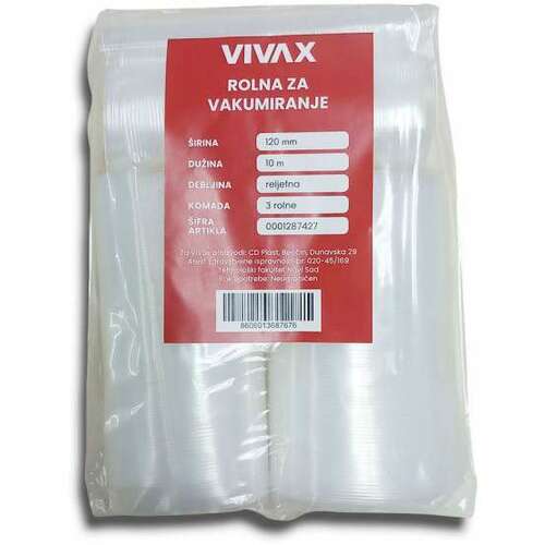 VIVAX rolna za vakumiranje 120mm x 10m / 3 rolne