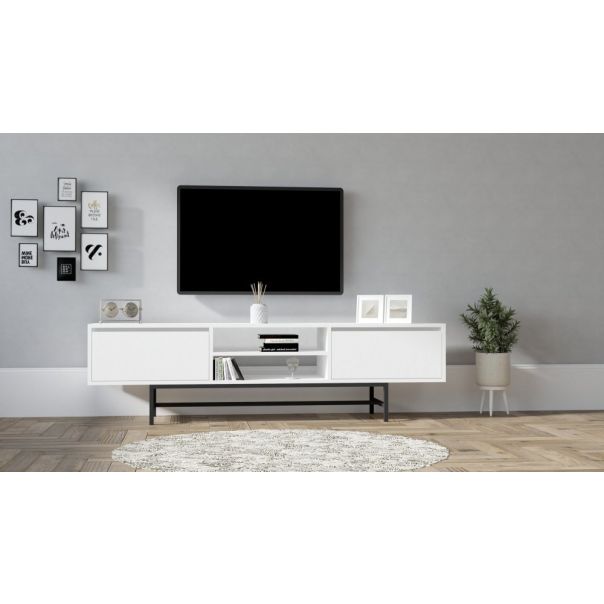 HANAH HOME TV polica Tauber White