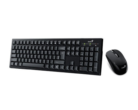 Genius Smart KM-8101 wireless USB YU crna tastatura + miš