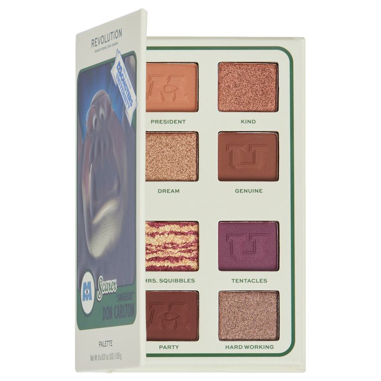 Paleta senki i pigmenata MAKEUP REVOLUTION Monsters University Don Carlton 4.4g