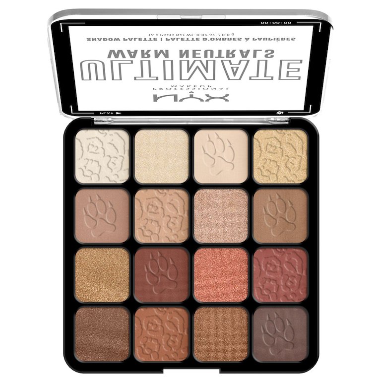 Paleta senki NYX Professional Makeup Ultimate Warm Neutrals 12.8g