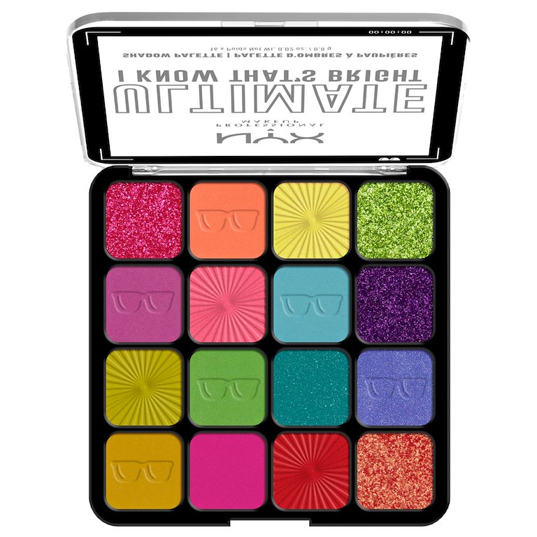 Paleta senki NYX Professional Makeup Ultimate I Know That’s Bright 12.8g