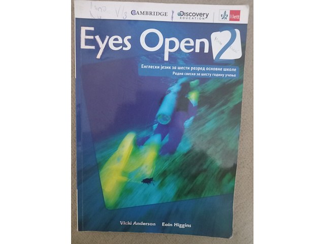 Eyes Open 2, Radna sveska + CD za 6.  Klett