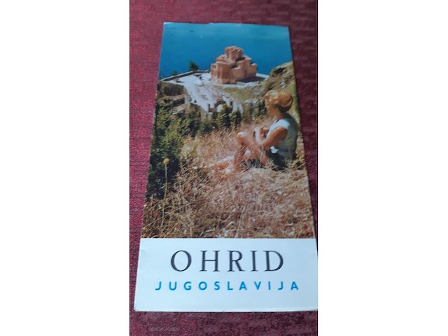 Brošura `Ohrid` - Jugoslavija