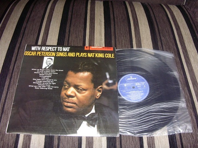 Oscar Peterson Trio – With Respect To Nat LP RTB  1982.