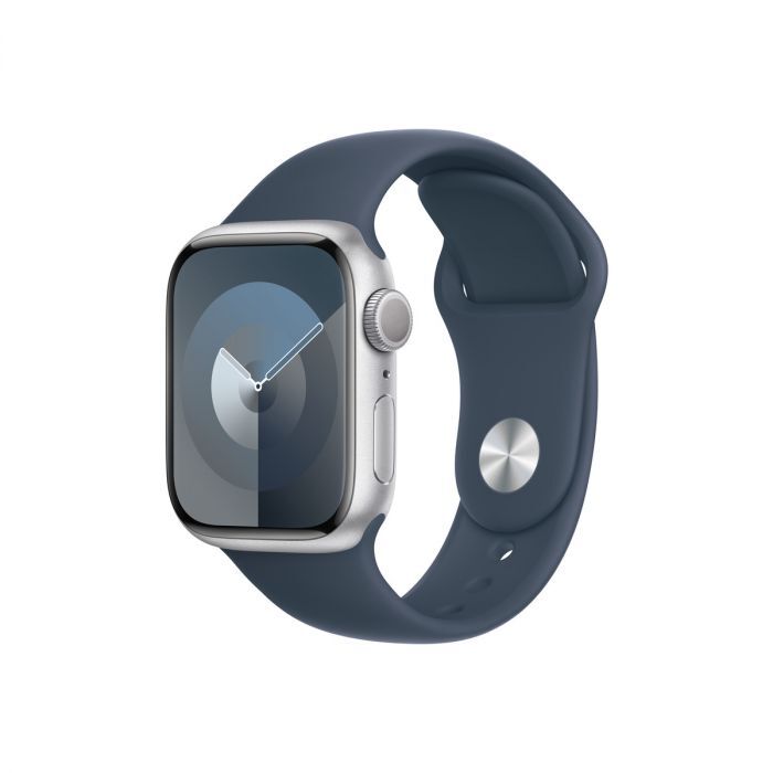 Apple Watch S9 GPS mr903se/a 41mm Silver Alu Case w Storm Blue Sport Band - S/M, pametni satID EK000561336