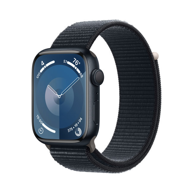 Apple Watch S9 GPS mr9c3se/a 45mm Midnight Alu Case w Midnight Sport Loop, pametni satID: EK000561343