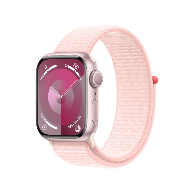 Apple Watch S9 GPS mr953se/a 41mm Pink Alu Case w Light Pink Sport Loop, pametni satID: EK000561335