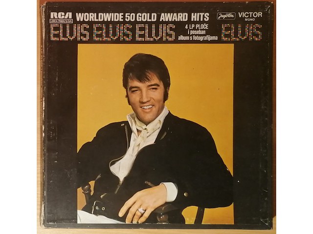 4LPbox ELVIS - Worldwide 50 Gold Hits (1986) 13.pres, M