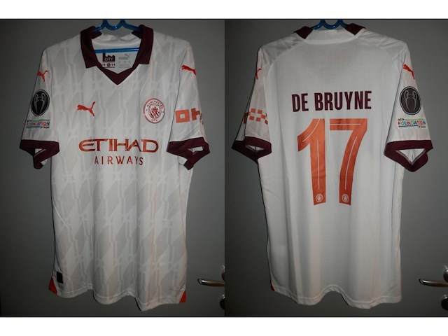 Manchester City dres 2023-24 De Bruyne 17 (Gostujući)