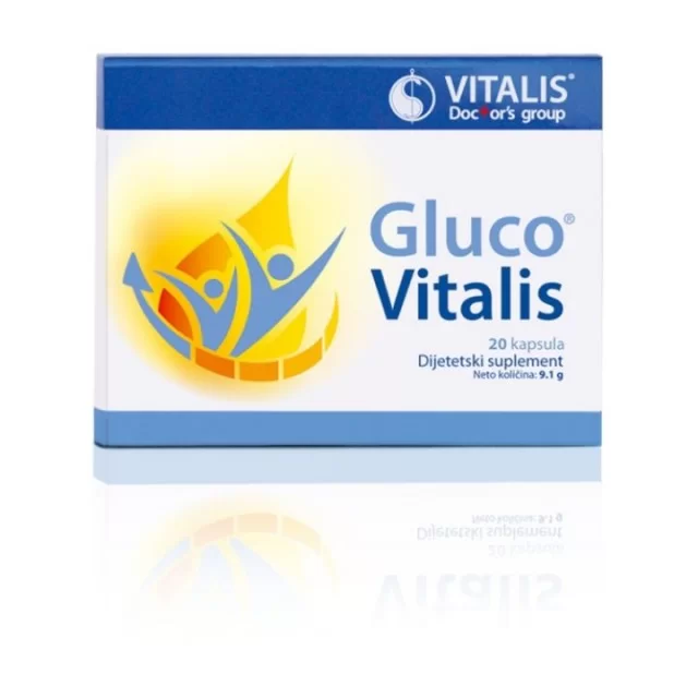 Gluco vitalis 20 kapsula